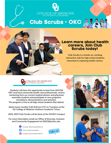 Club Scrubs Session 2022-2023 - Students