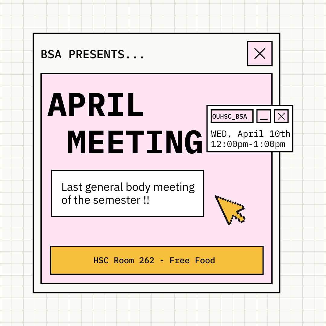 BSA April General Body Meeting - Students