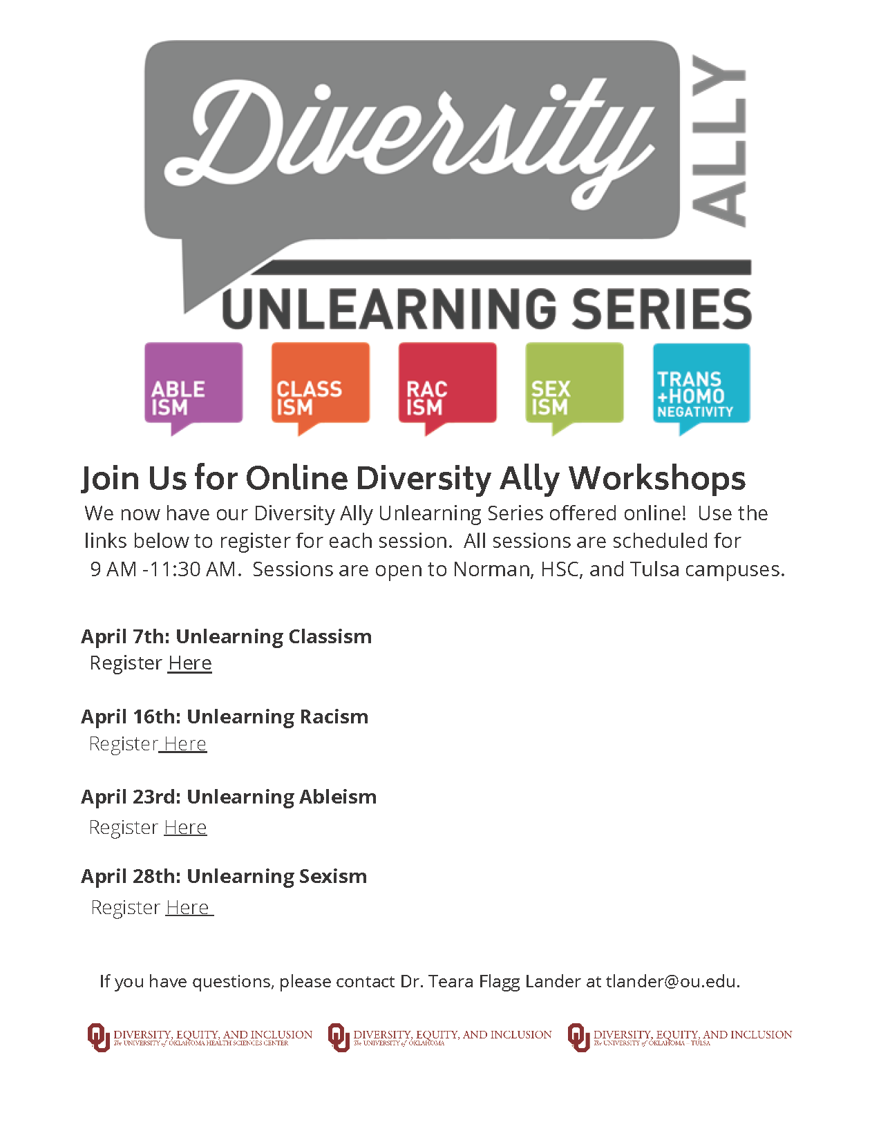 Diversity Ally Training: Unlearning Trans and Homo Negativity - Students