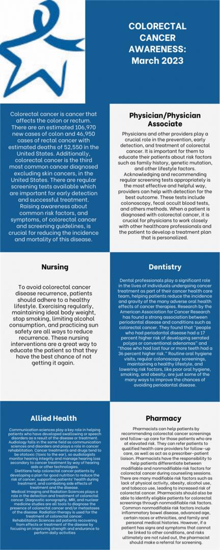 March is Colorectal Awareness Month - Students
