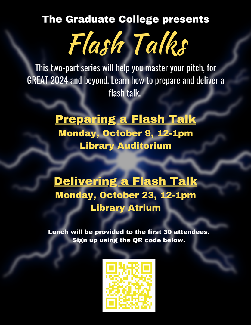 Career & Professional Development - Flash Talk Preparation - Students