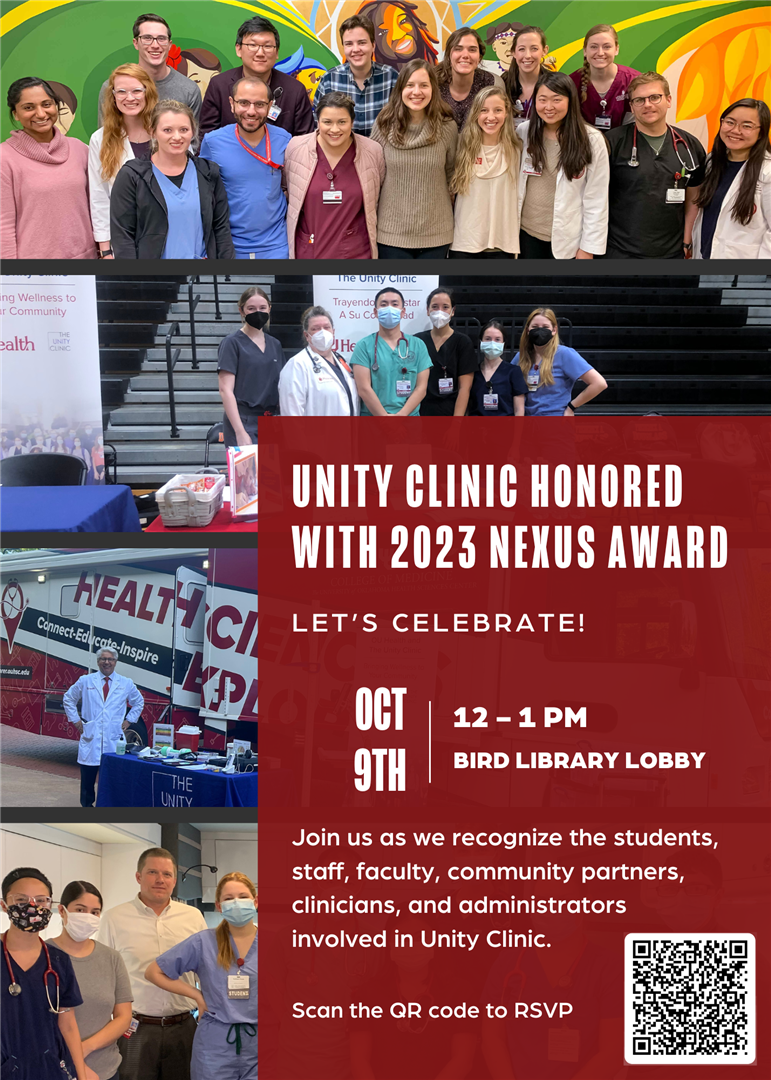 Unity Clinic 2023 Nexus Award Recognition Ceremony - Students
