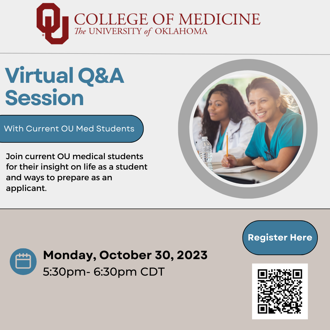 Virtual Q&A Session with Current OU Med Students - Students