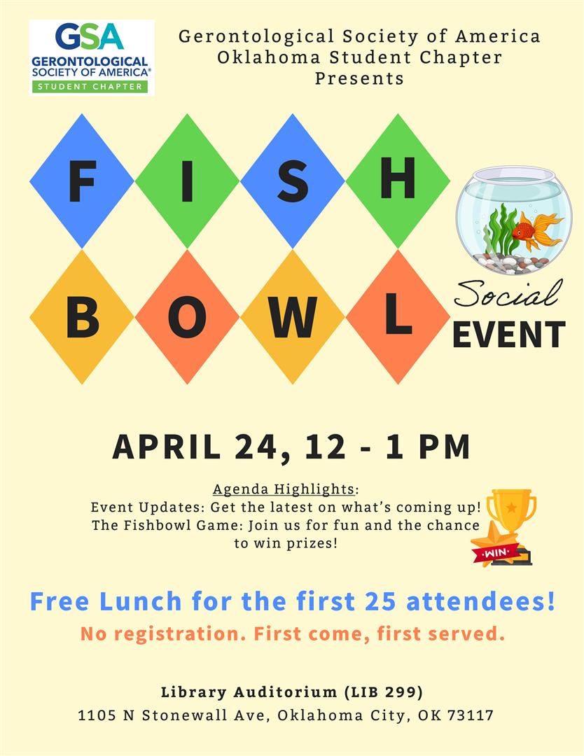 GSA-OK: April Monthly Meeting | Fishbowl Social Event - Students