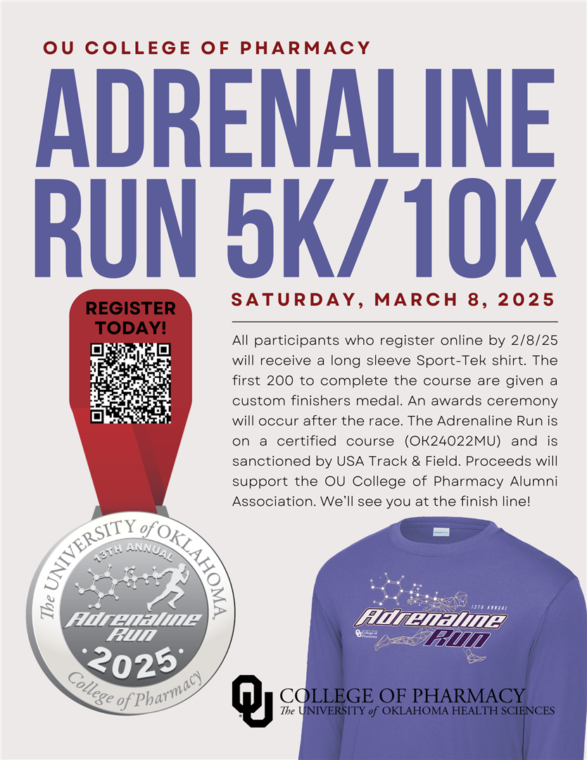 13th Annual Adrenaline Run 5K/10K - Students