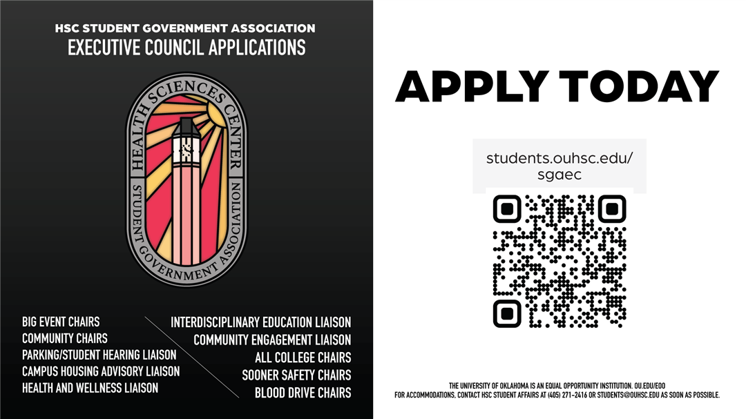 SGA Executive Council Applications | Apply Today! - Students