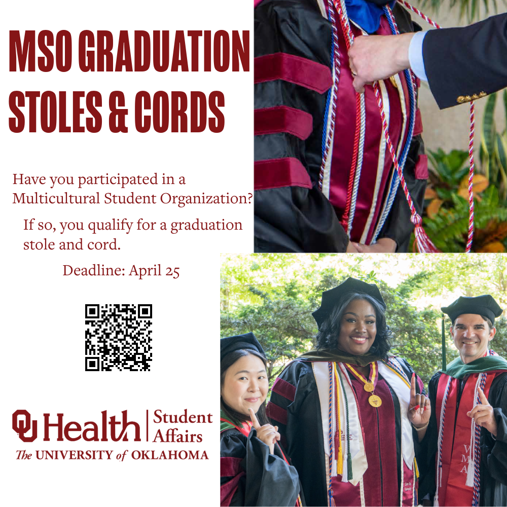 MSO GRADUATION STOLES & CORDS - Students