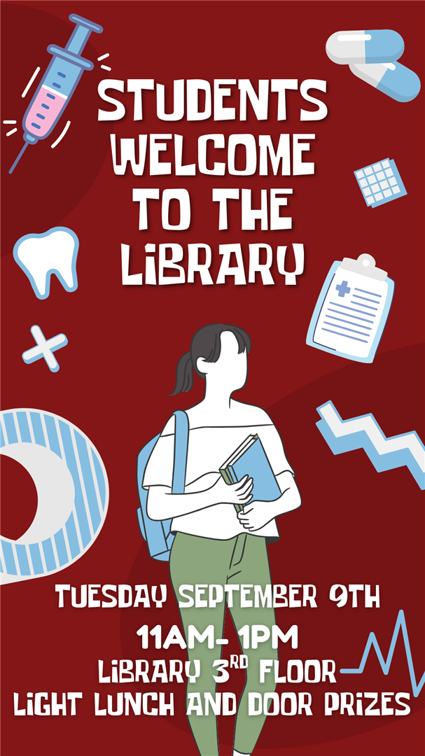 Fall 2025 Welcome to the Library Event - Students